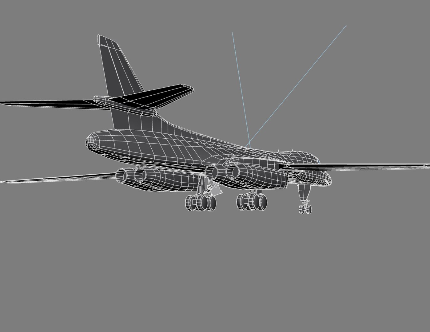 3d Model B1 B1b Rockwell