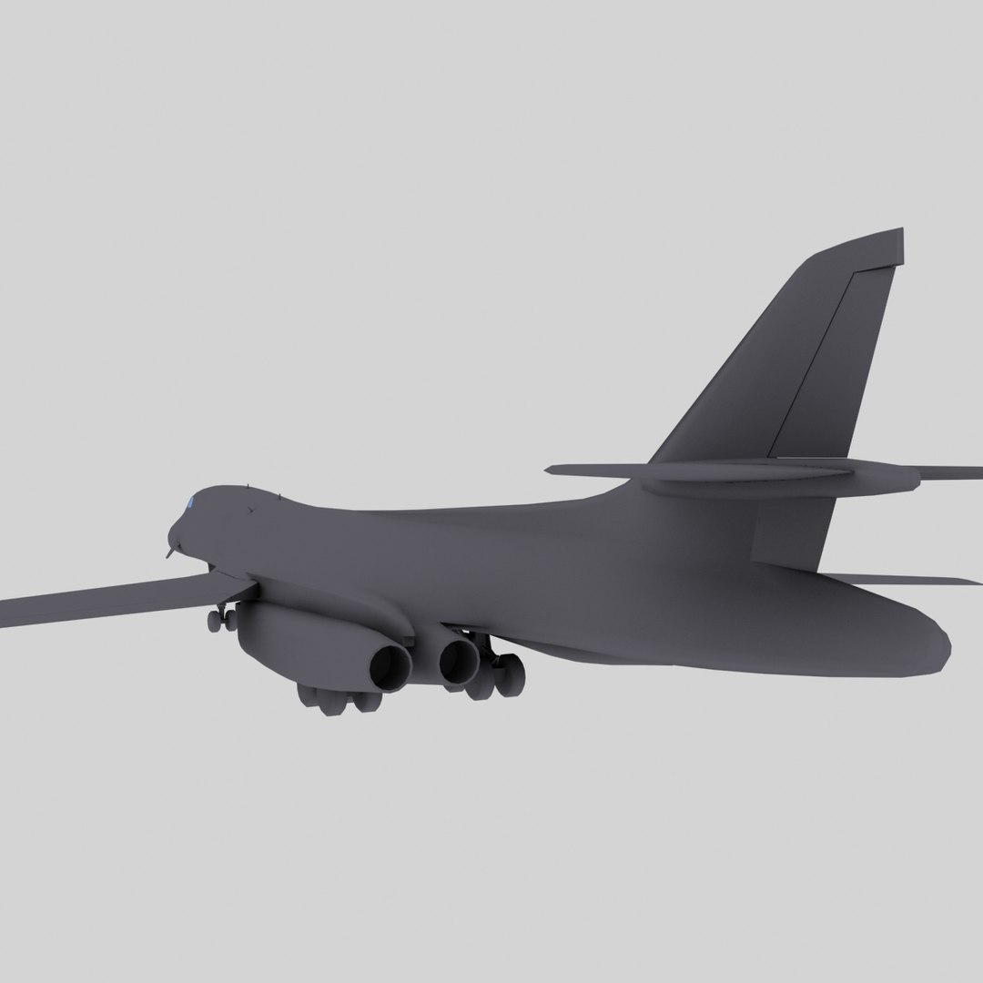 3d Model B1 B1b Rockwell