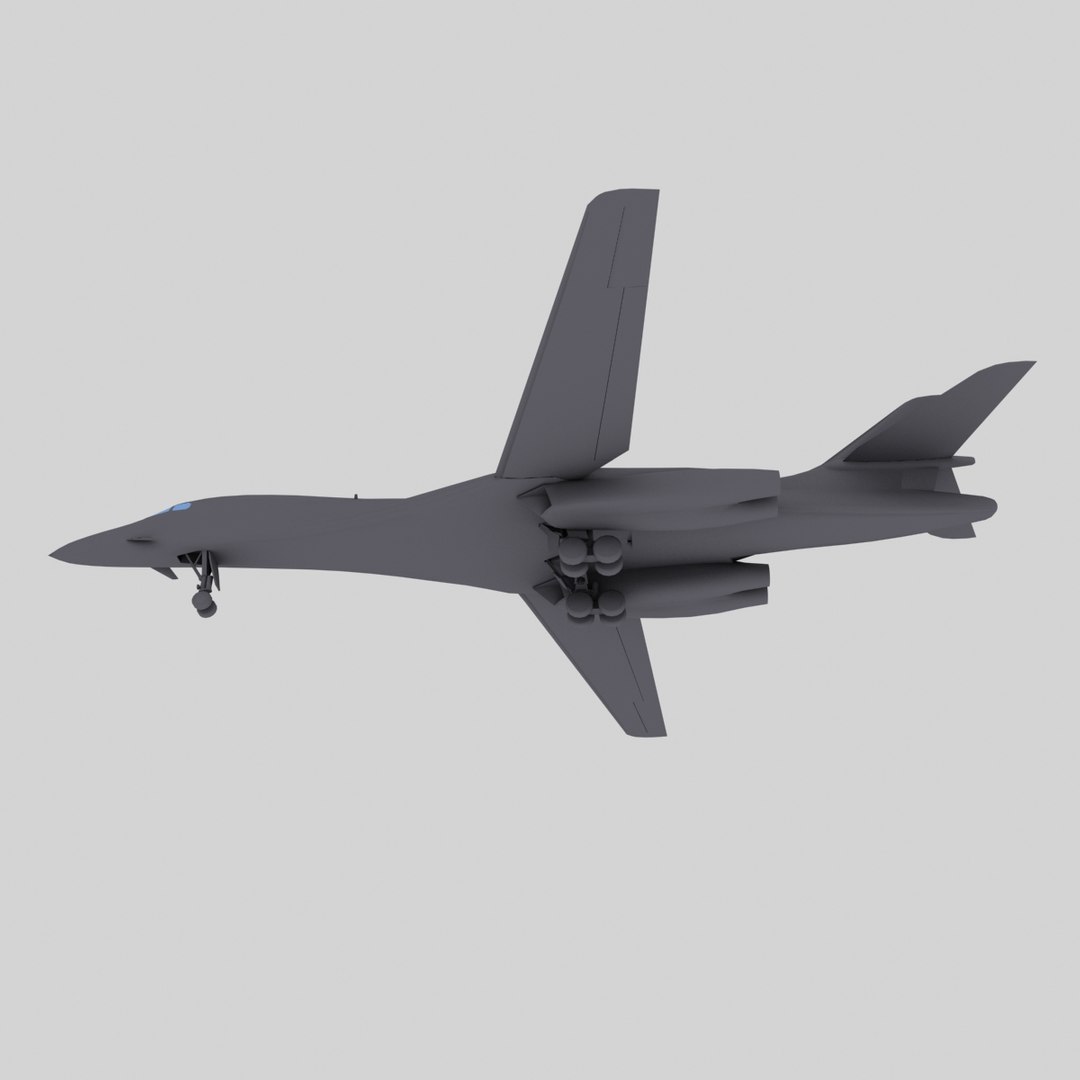 3d Model B1 B1b Rockwell