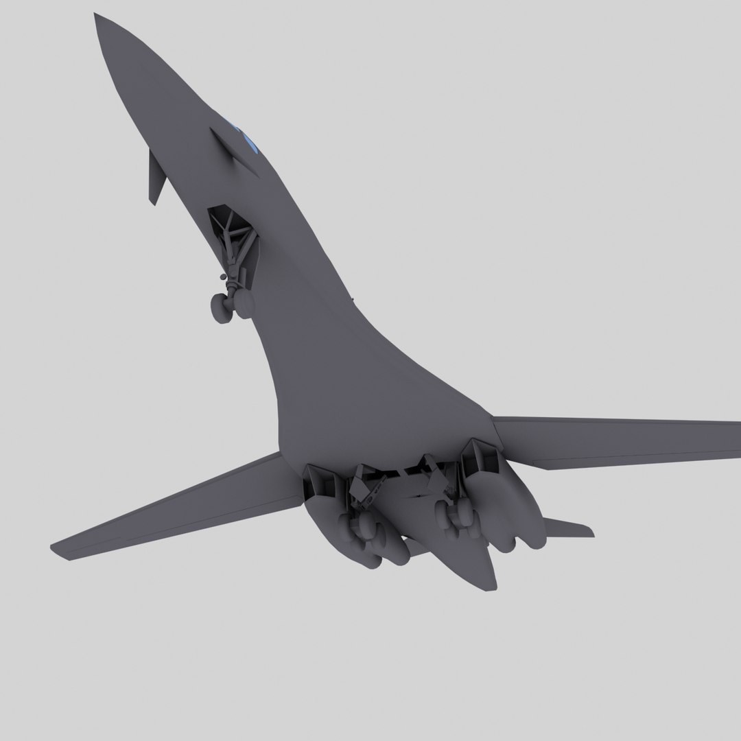 3d Model B1 B1b Rockwell