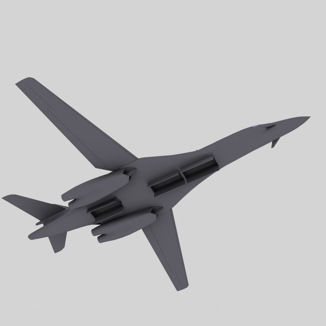 3d Model B1 B1b Rockwell