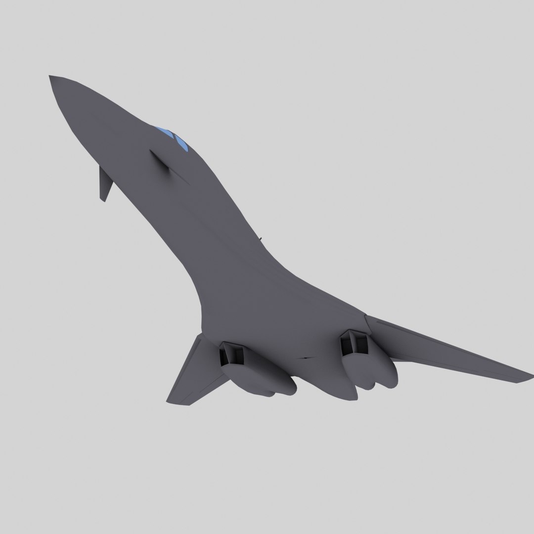 3d Model B1 B1b Rockwell