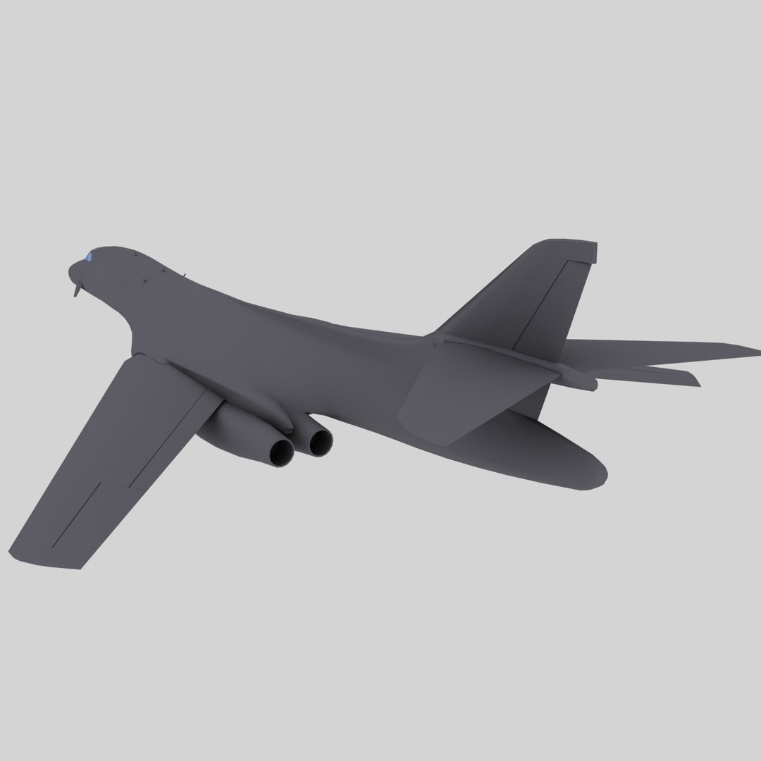 3d Model B1 B1b Rockwell