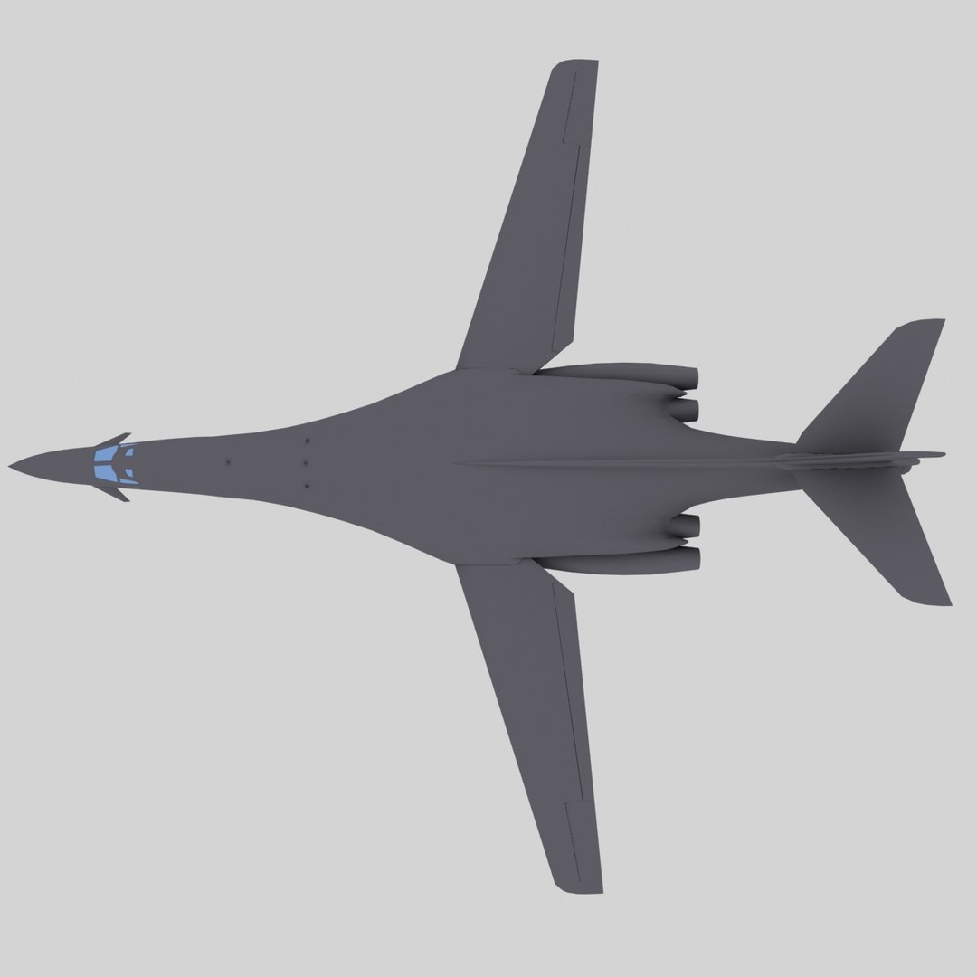 3d Model B1 B1b Rockwell