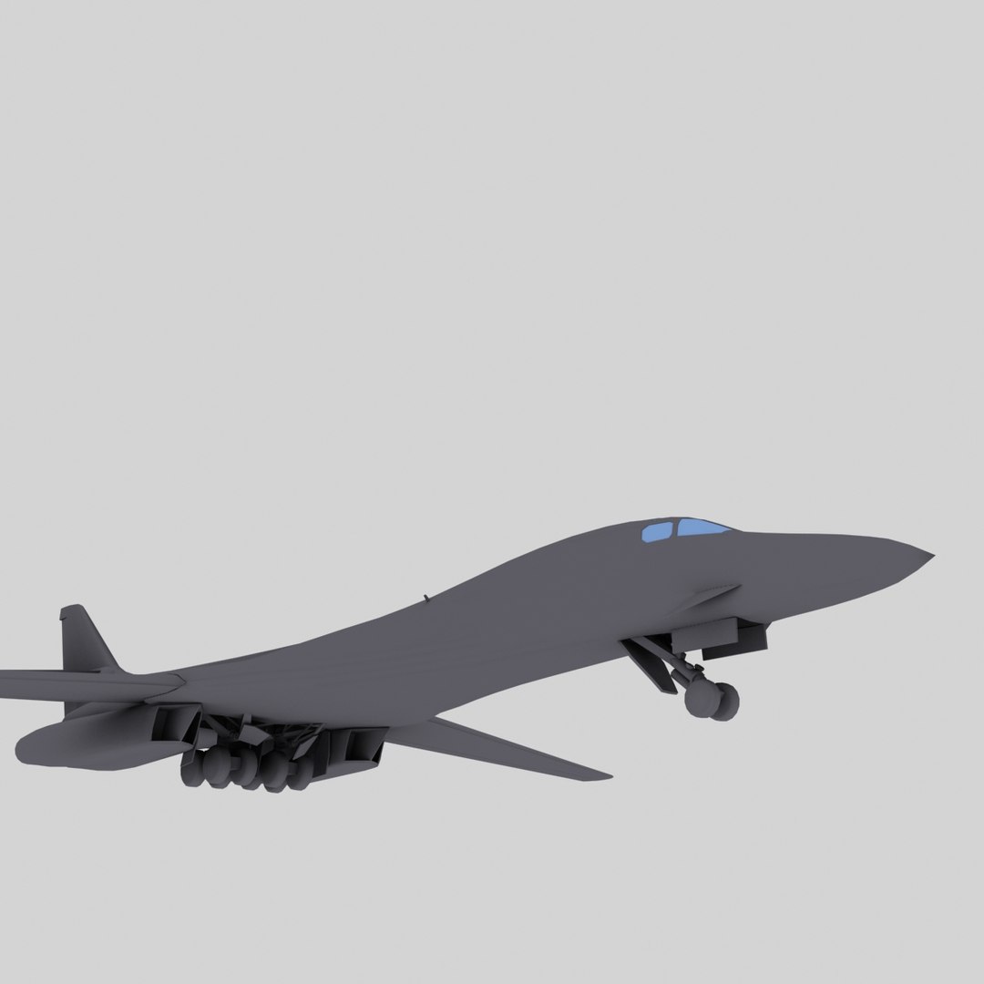 3d Model B1 B1b Rockwell