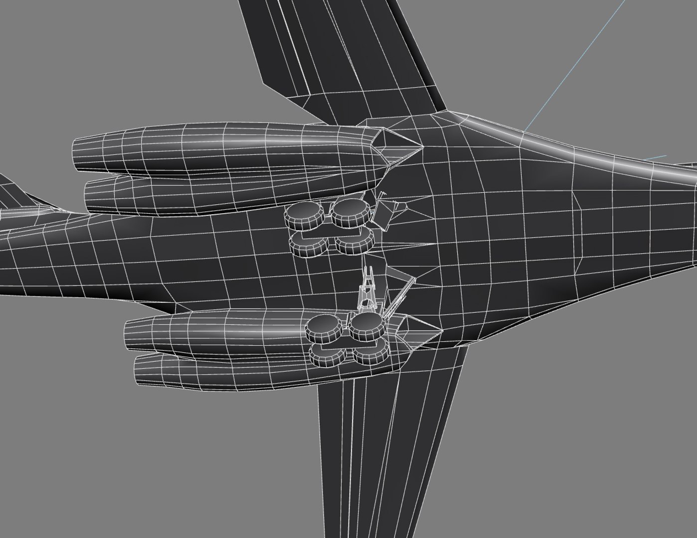 3d Model B1 B1b Rockwell