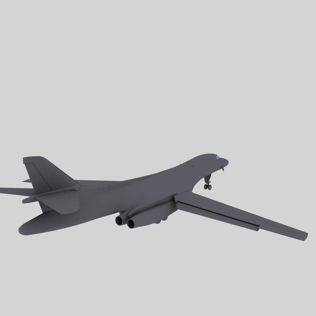 3d Model B1 B1b Rockwell