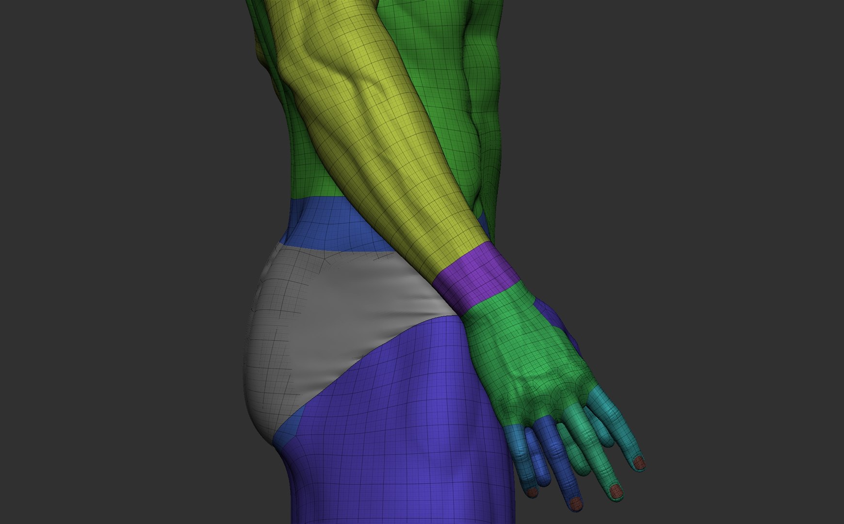 Transhumanist body realistic model - TurboSquid 2145787