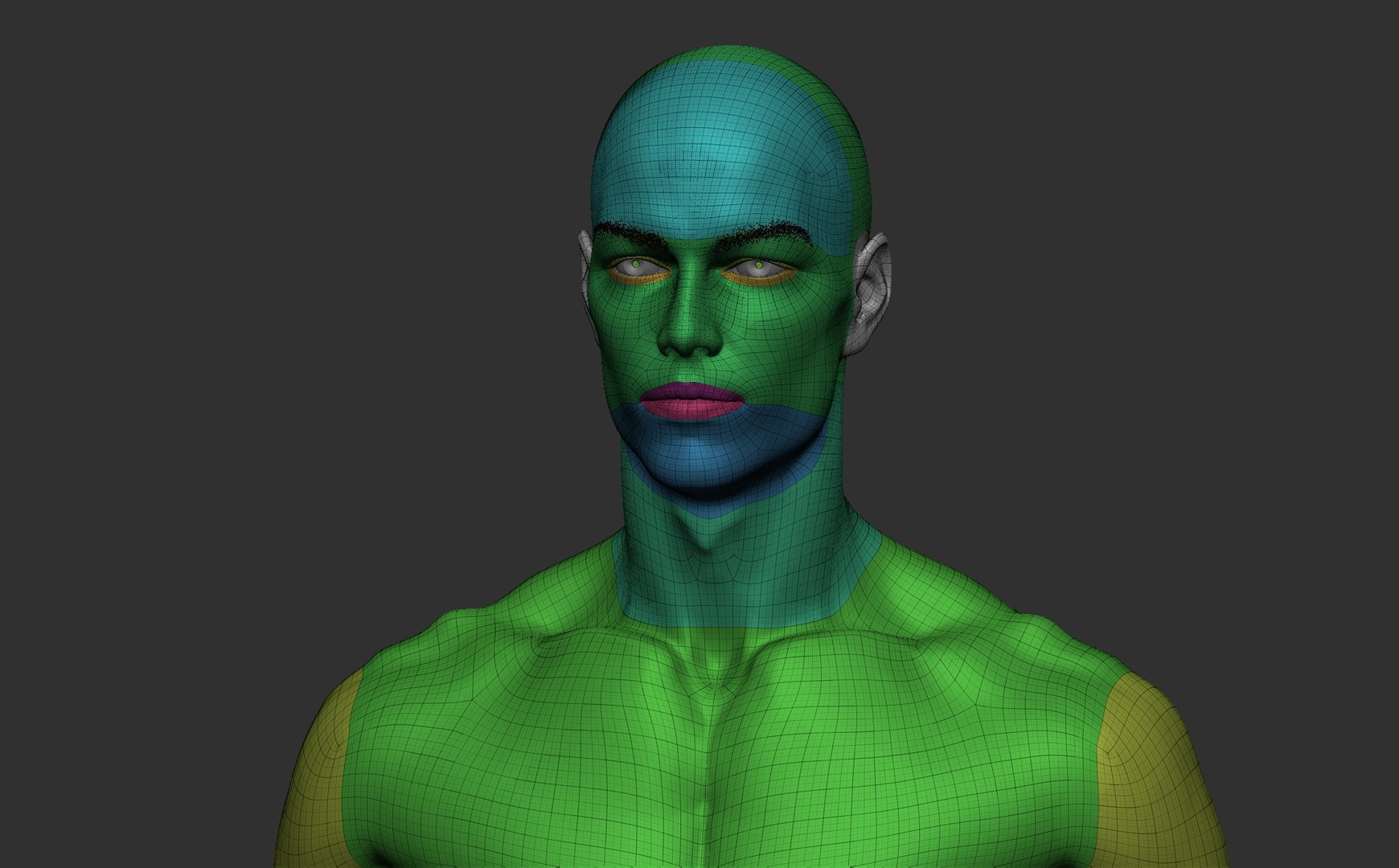 Transhumanist body realistic model - TurboSquid 2145787