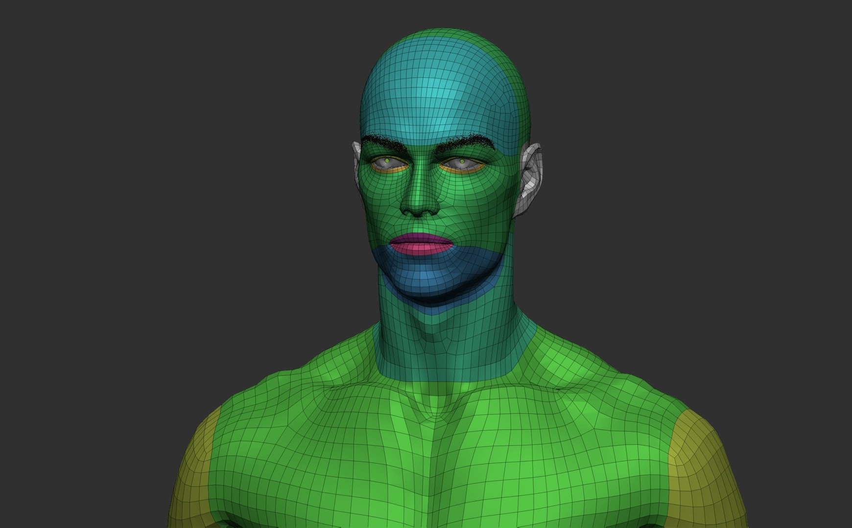 Transhumanist body realistic model - TurboSquid 2145787