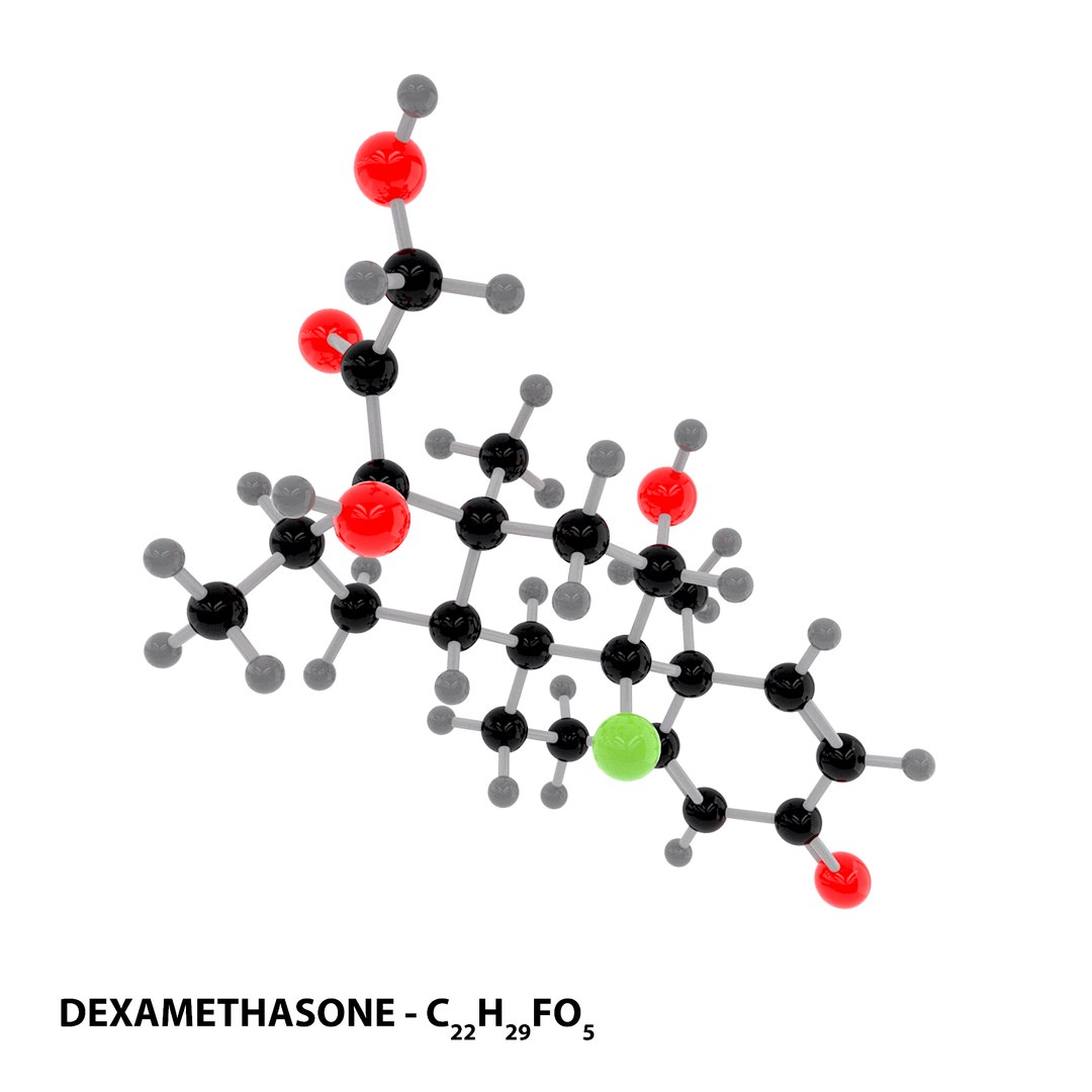 Drug DEXAMETHASONE Molecule 3D Model - TurboSquid 1890644