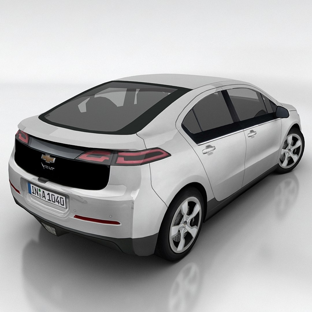 3d chevrolet volt ev model