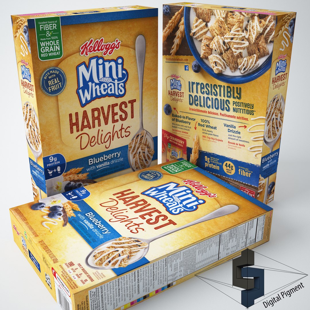3d 3ds Mini Wheats Harvest Delights