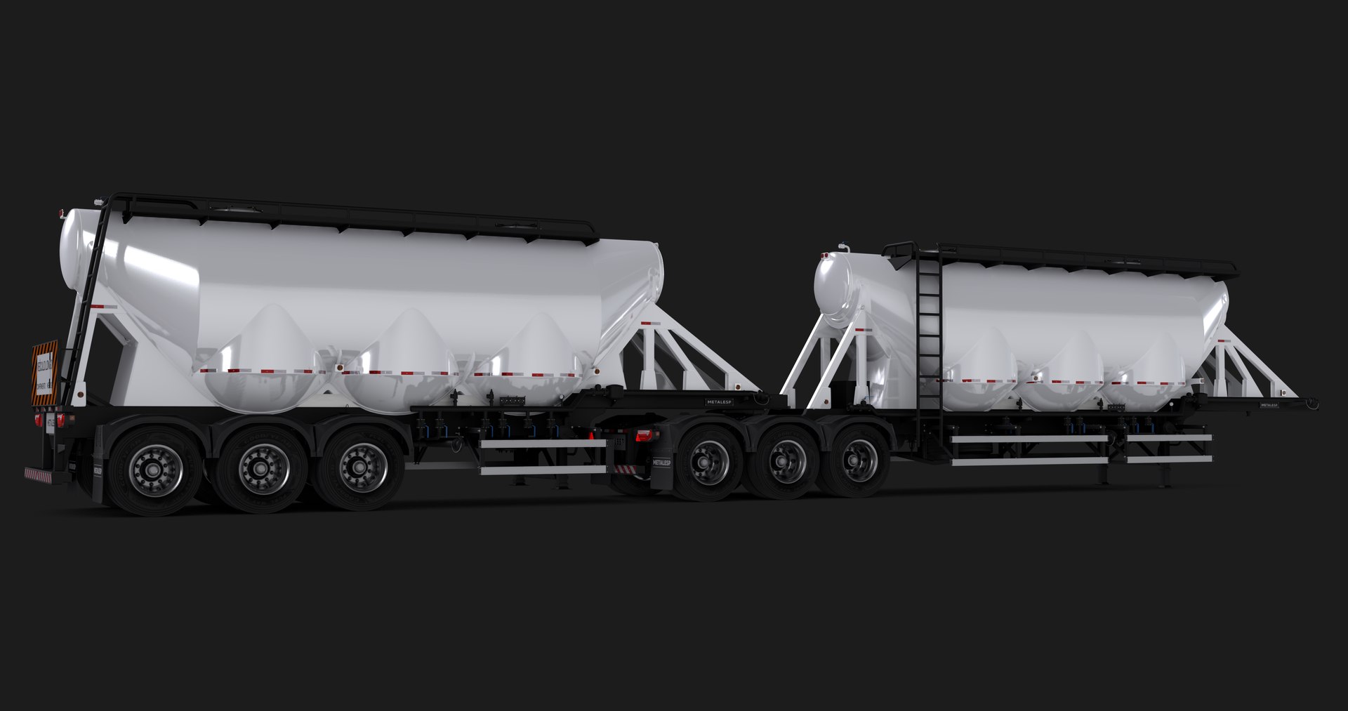 modelo 3d Metalesp Silocar Bi Train 54m3 - TurboSquid 1983174