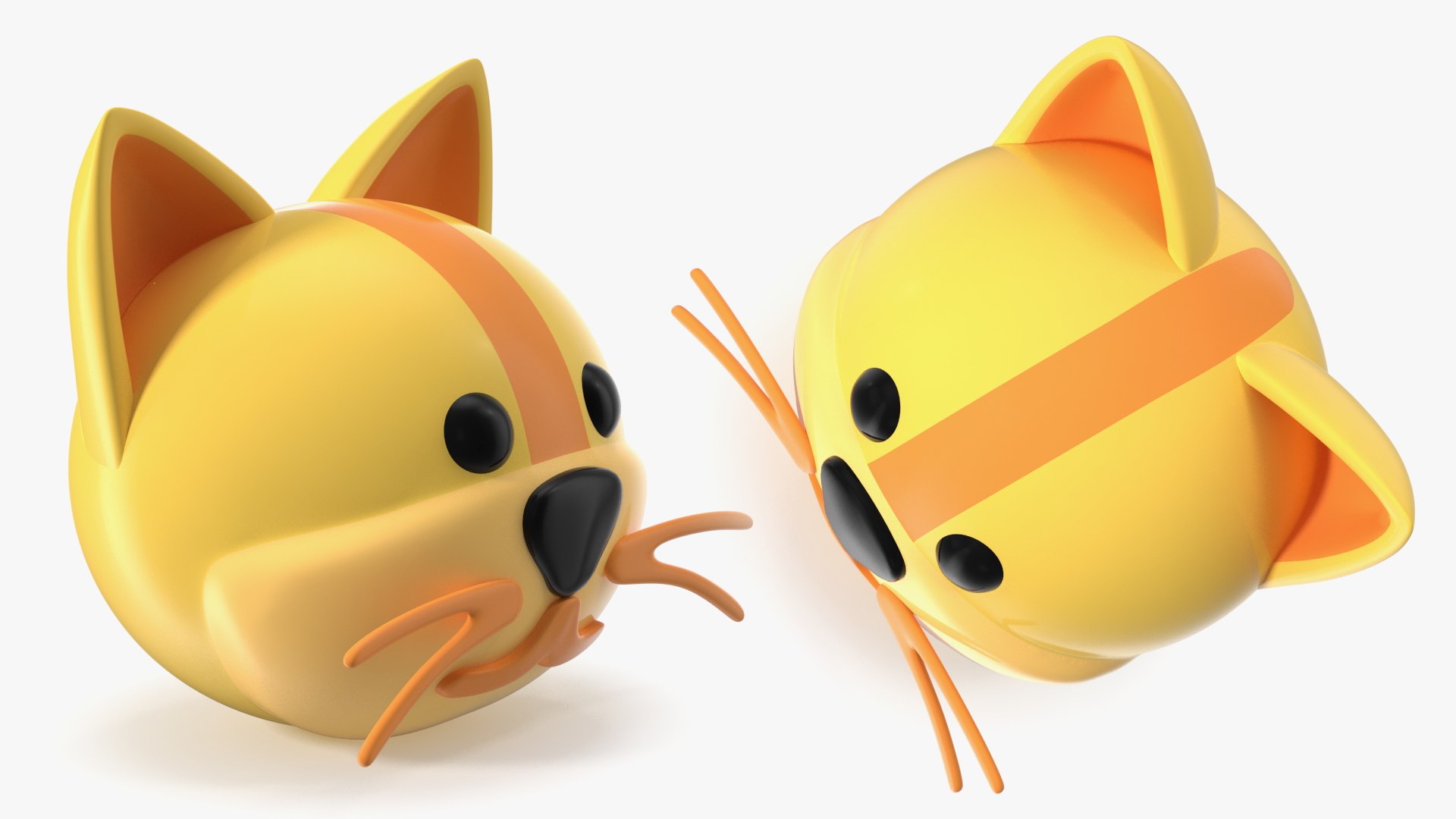3D Cat Face Emoji Model - TurboSquid 1870612