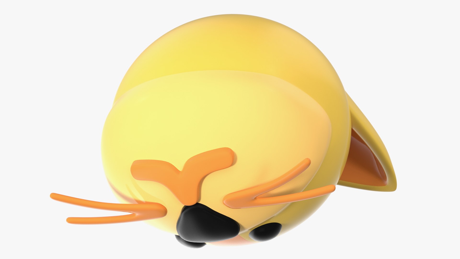 3D Cat Face Emoji Model - TurboSquid 1870612