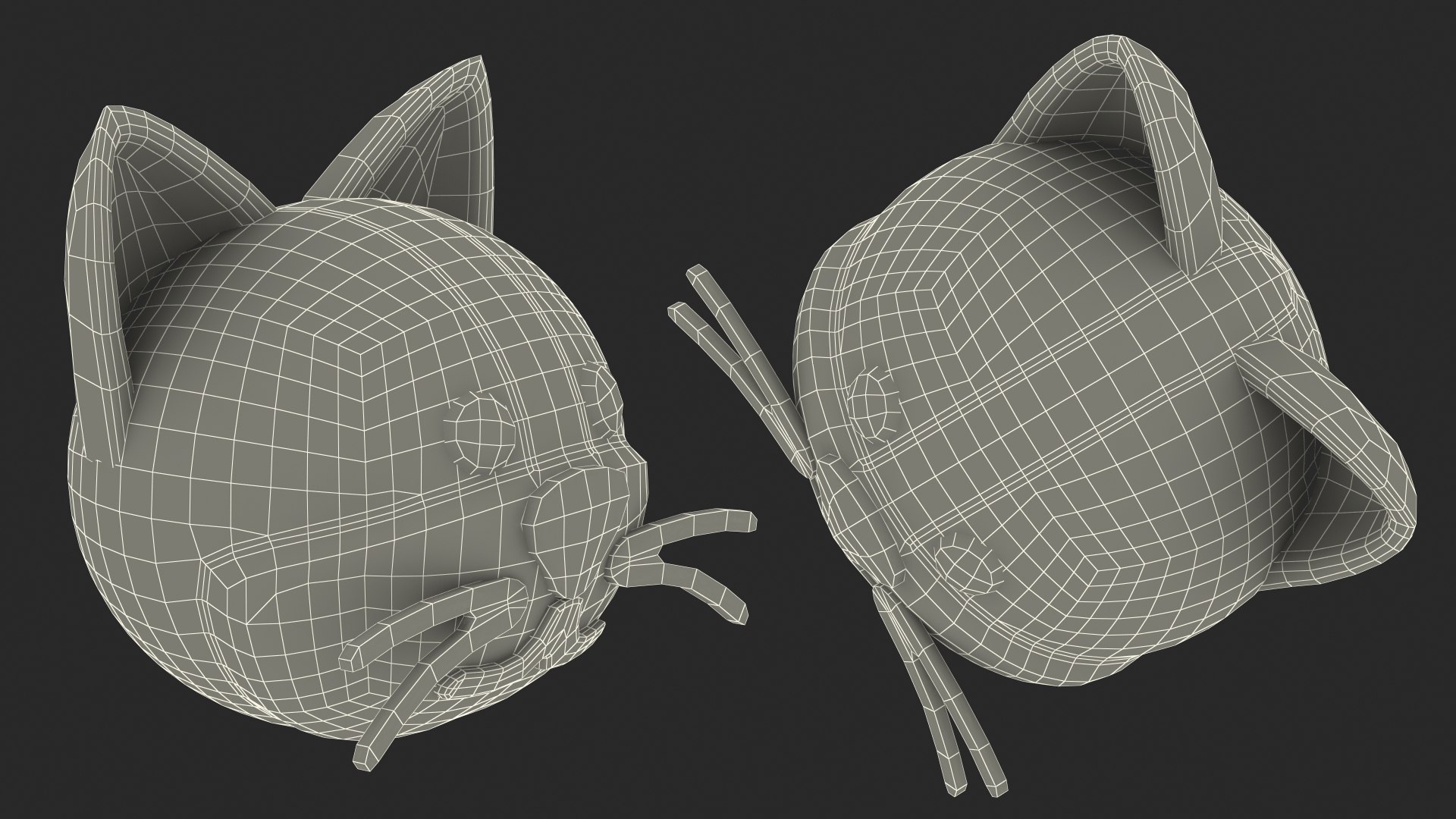 3D Cat Face Emoji model - TurboSquid 1870612