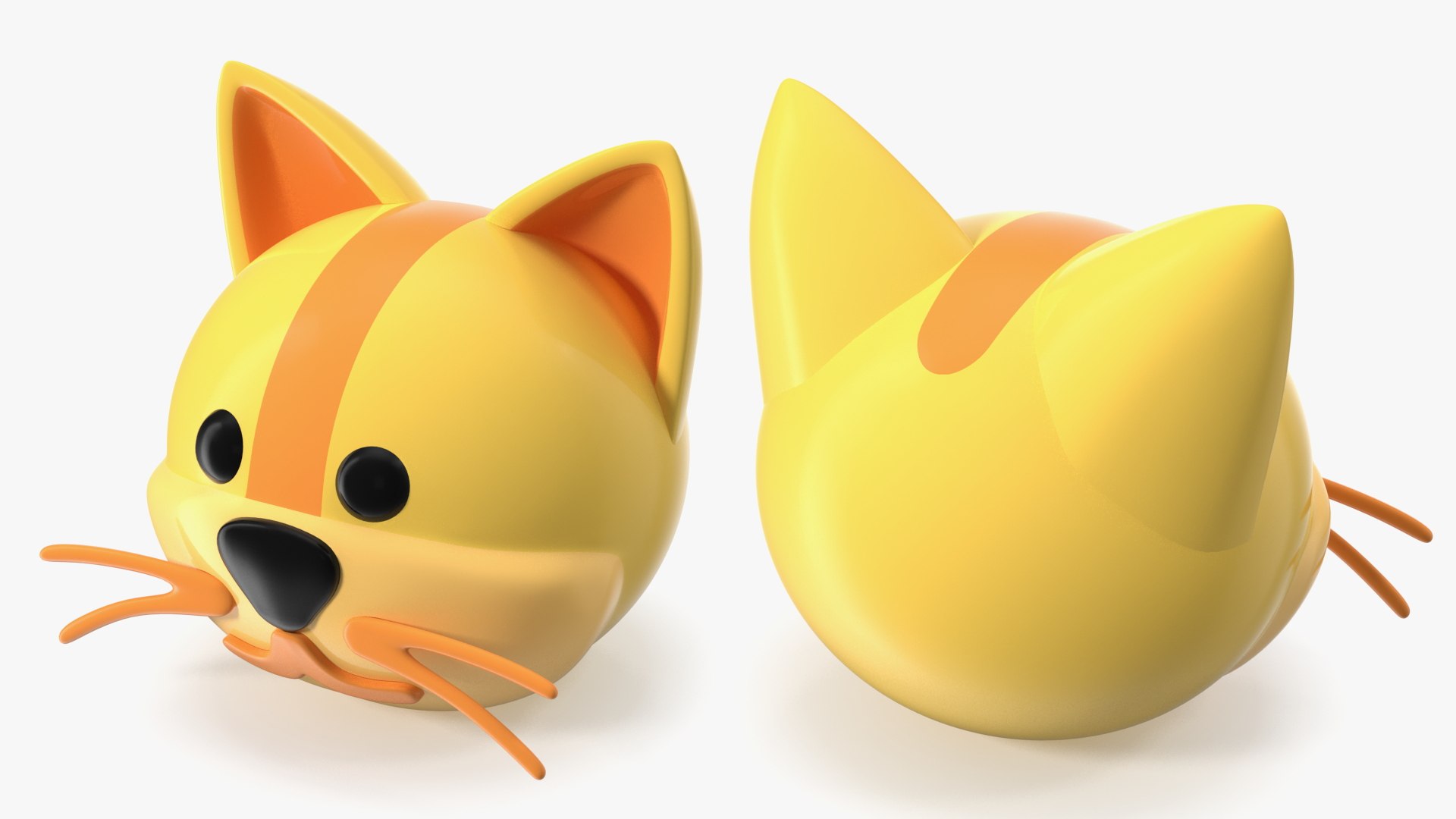3D Cat Face Emoji Model - TurboSquid 1870612