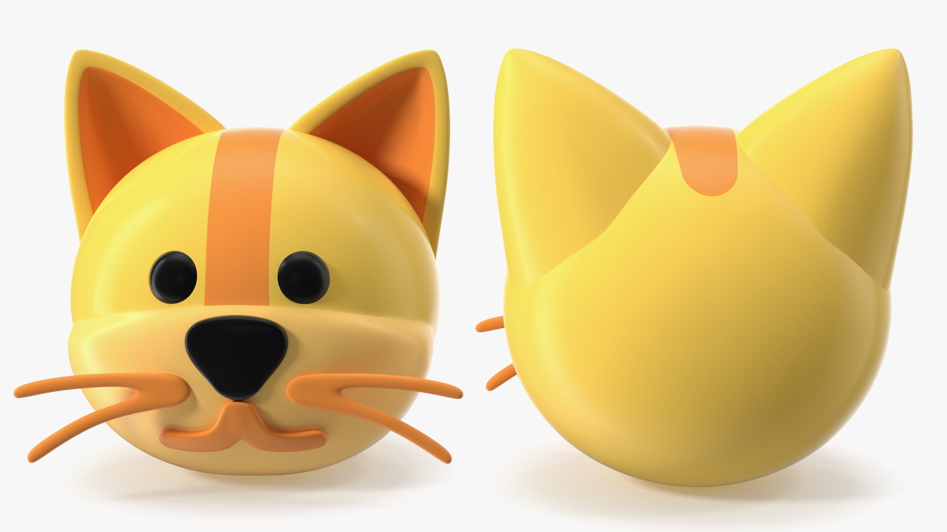 3D Cat Face Emoji Model - TurboSquid 1870612