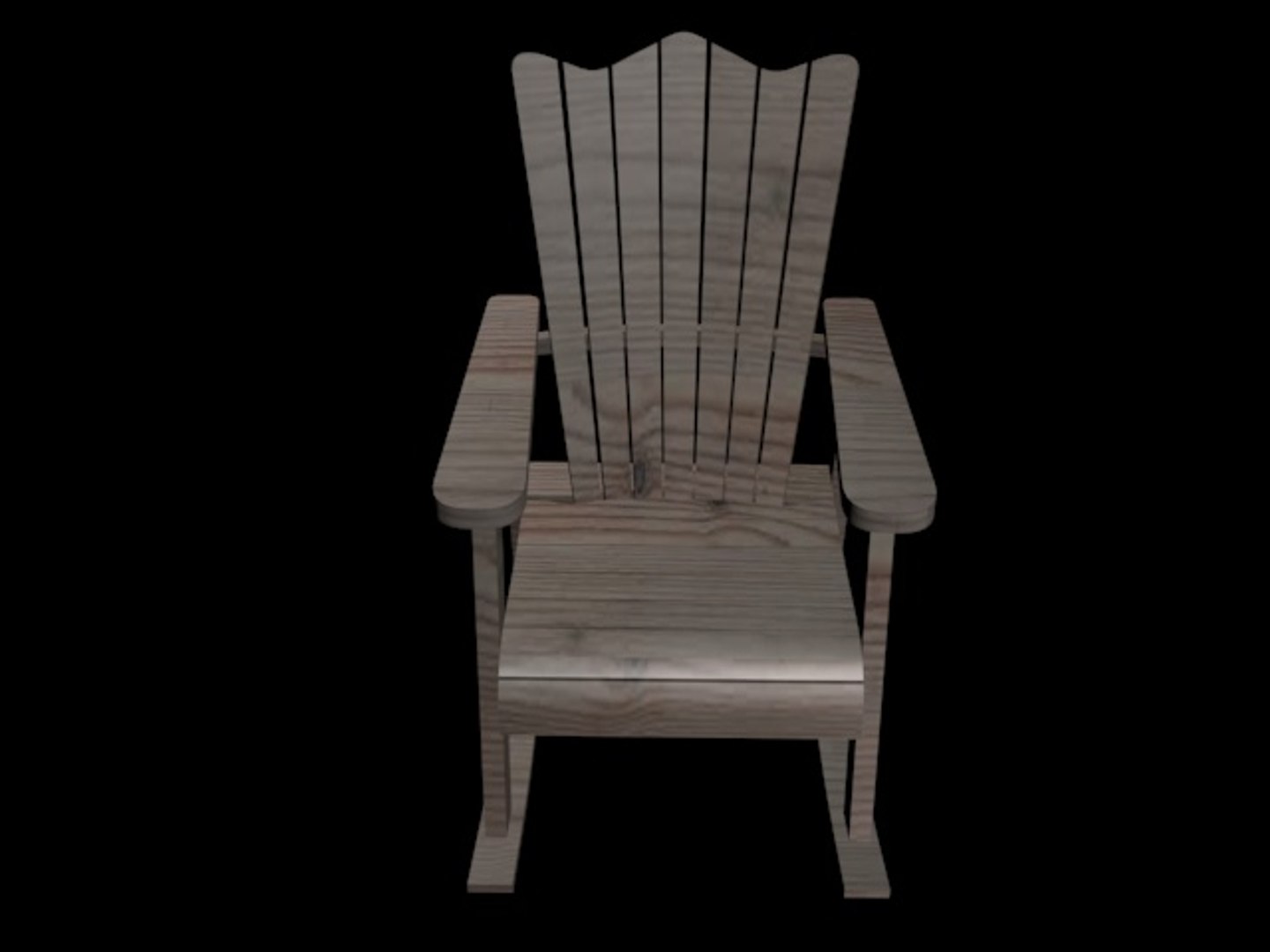 3D Wood Chair Model - TurboSquid 1335459