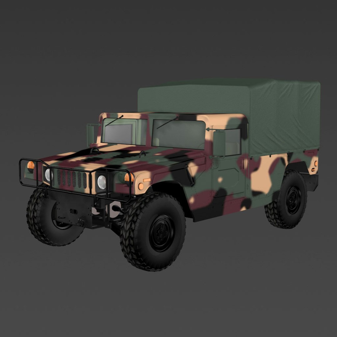 3d Hummer Humvee Truck