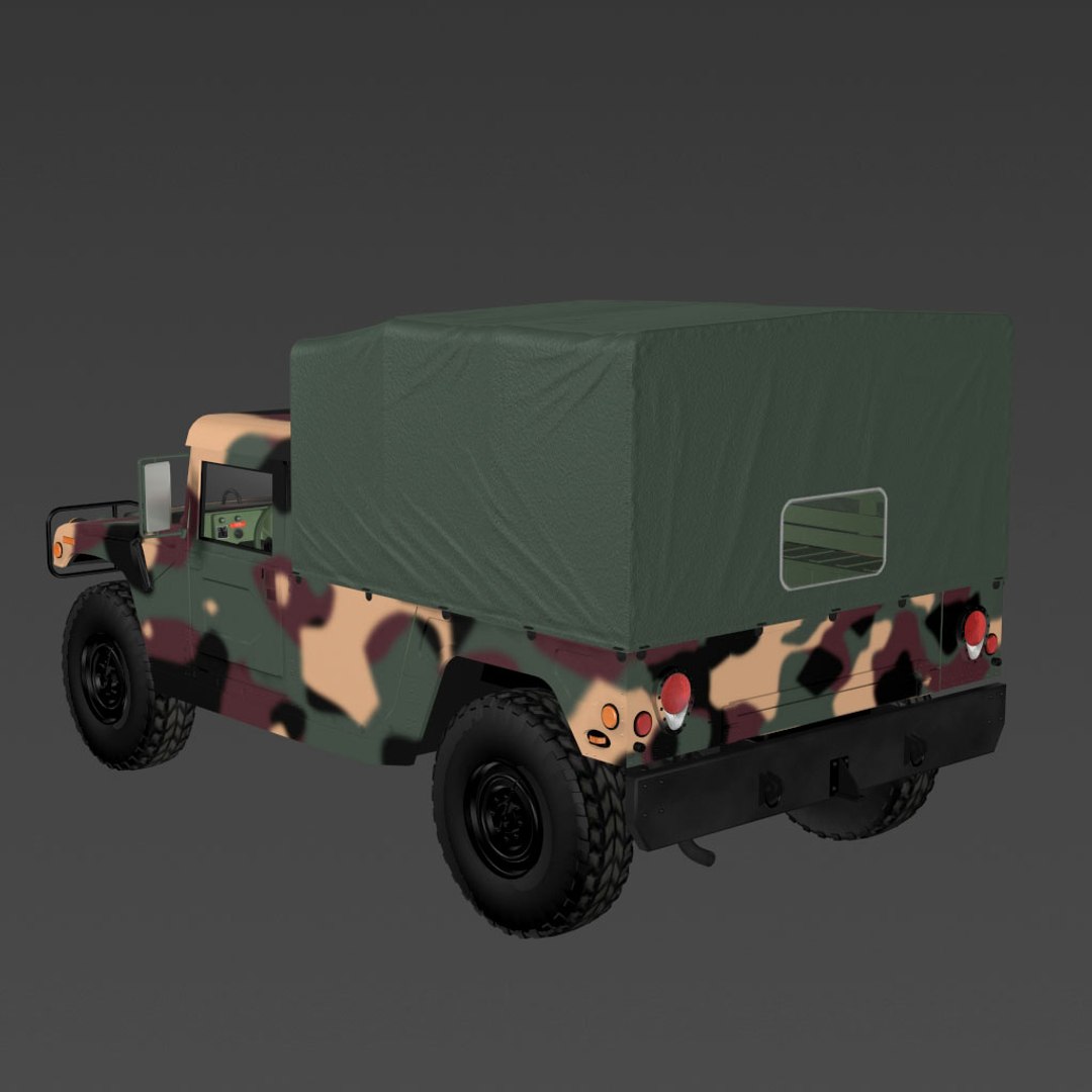 3d Hummer Humvee Truck