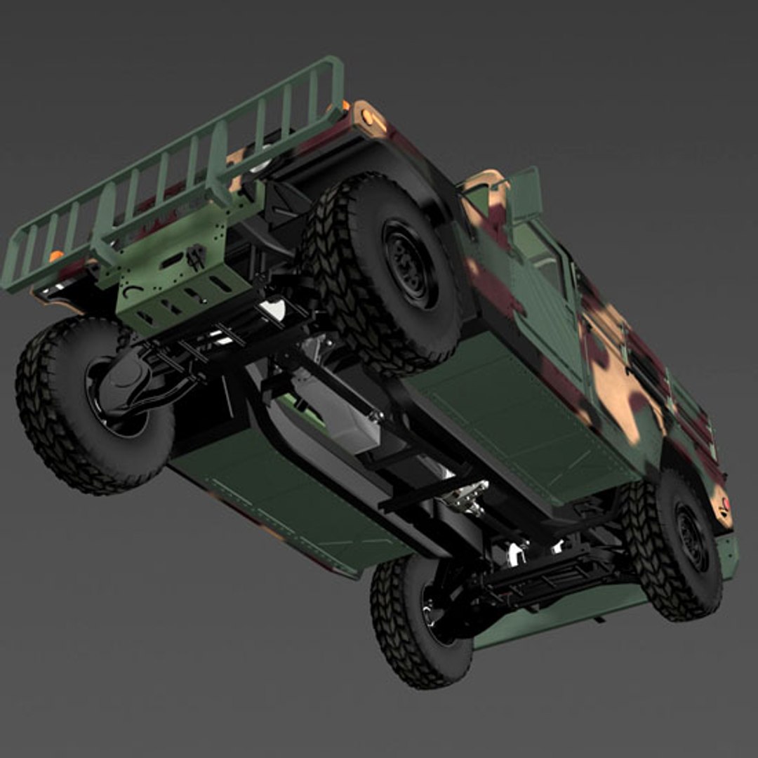 3d Hummer Humvee Truck