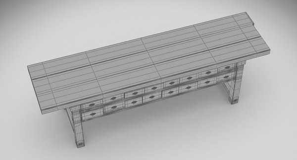 3D blacksmith table - TurboSquid 1235307