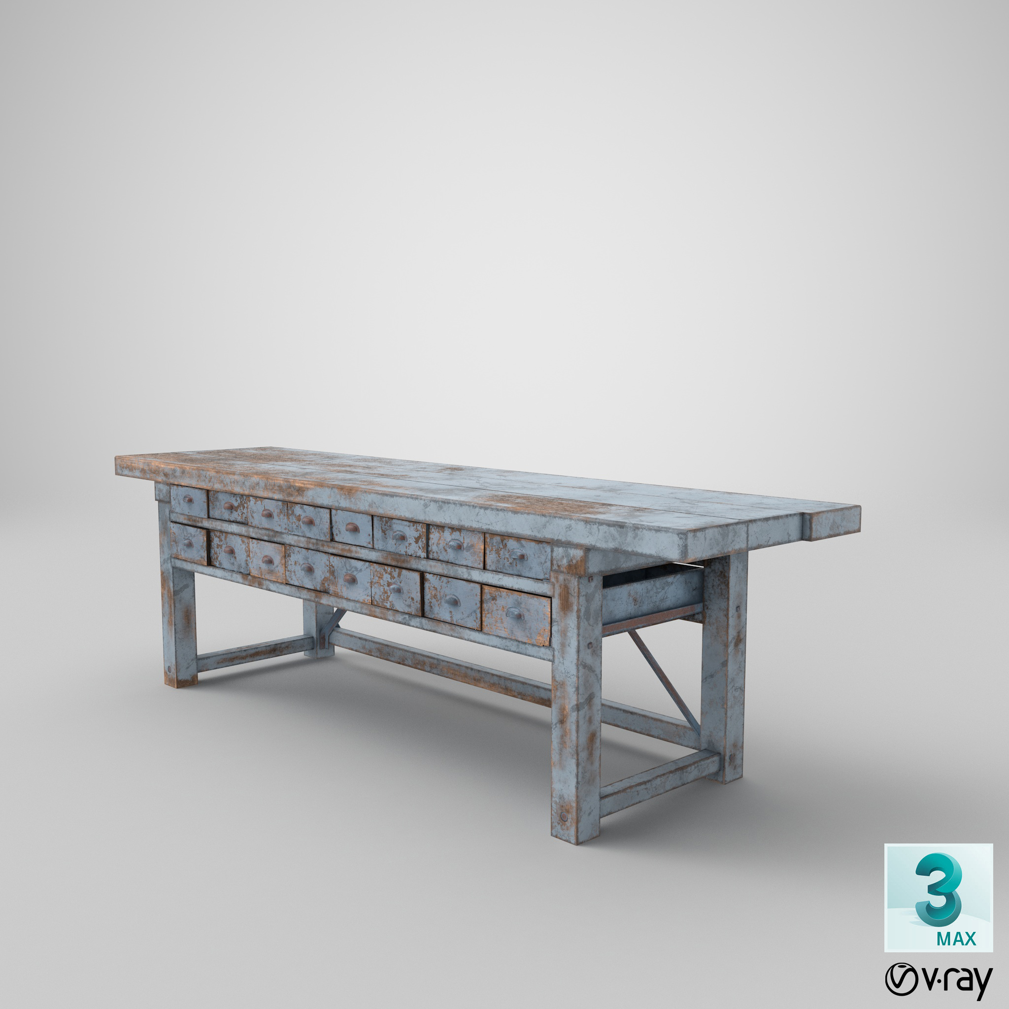 3D blacksmith table - TurboSquid 1235307
