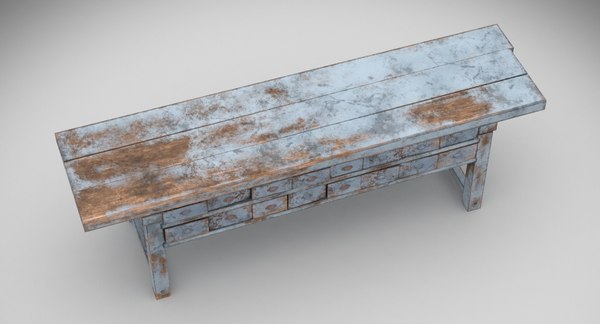 3D blacksmith table - TurboSquid 1235307