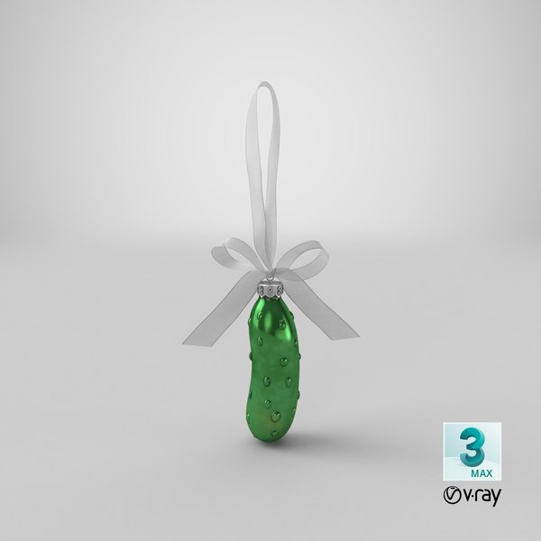 3D christmas pickle ornament - TurboSquid 1222994