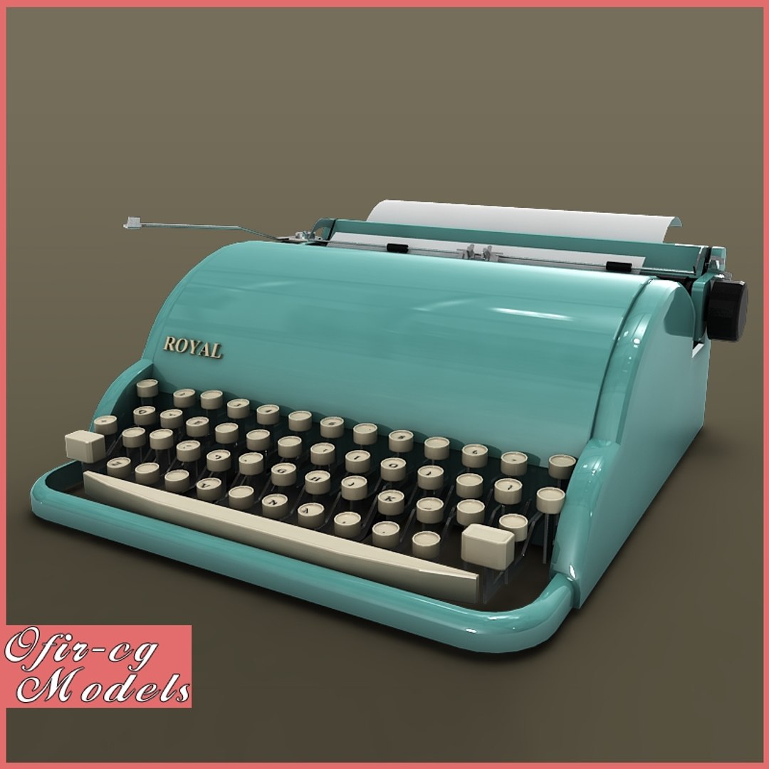 max vintage typewriter