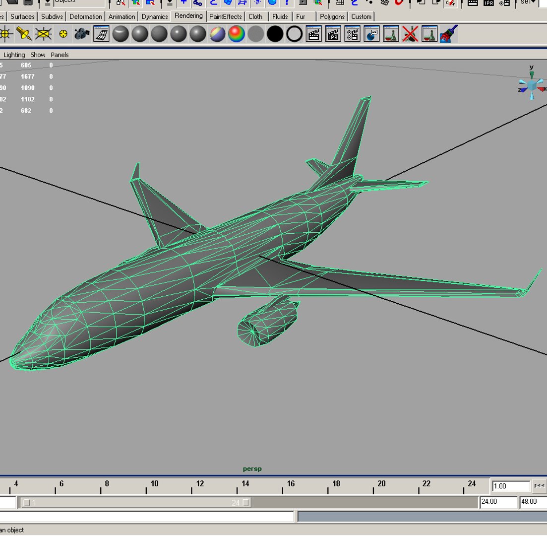 C40b Clipper Transport Aircraft 3d Model