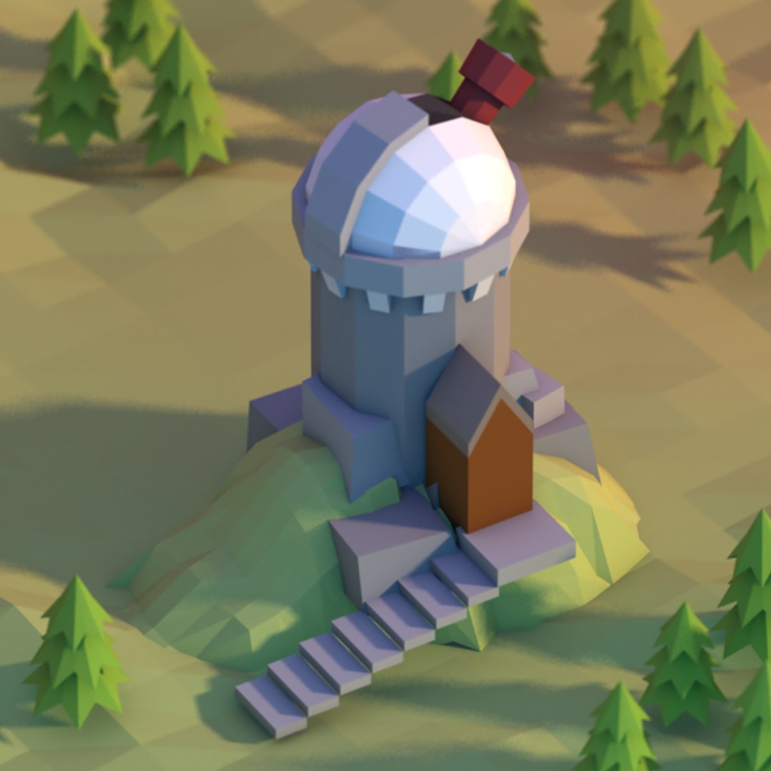 3d Model Observatory Building
