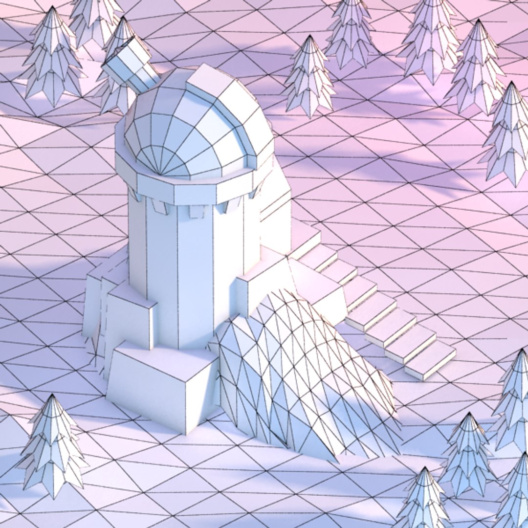 3d Model Observatory Building