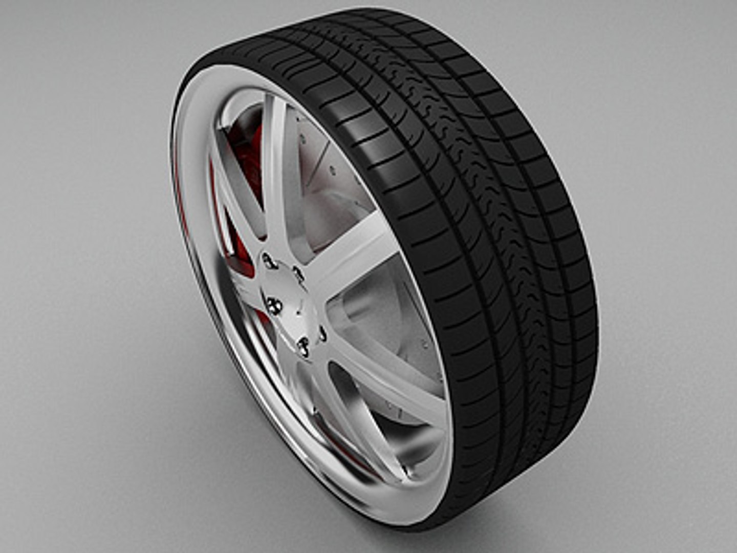Profile Wheel Sumoto Tire Rim 3d Model
