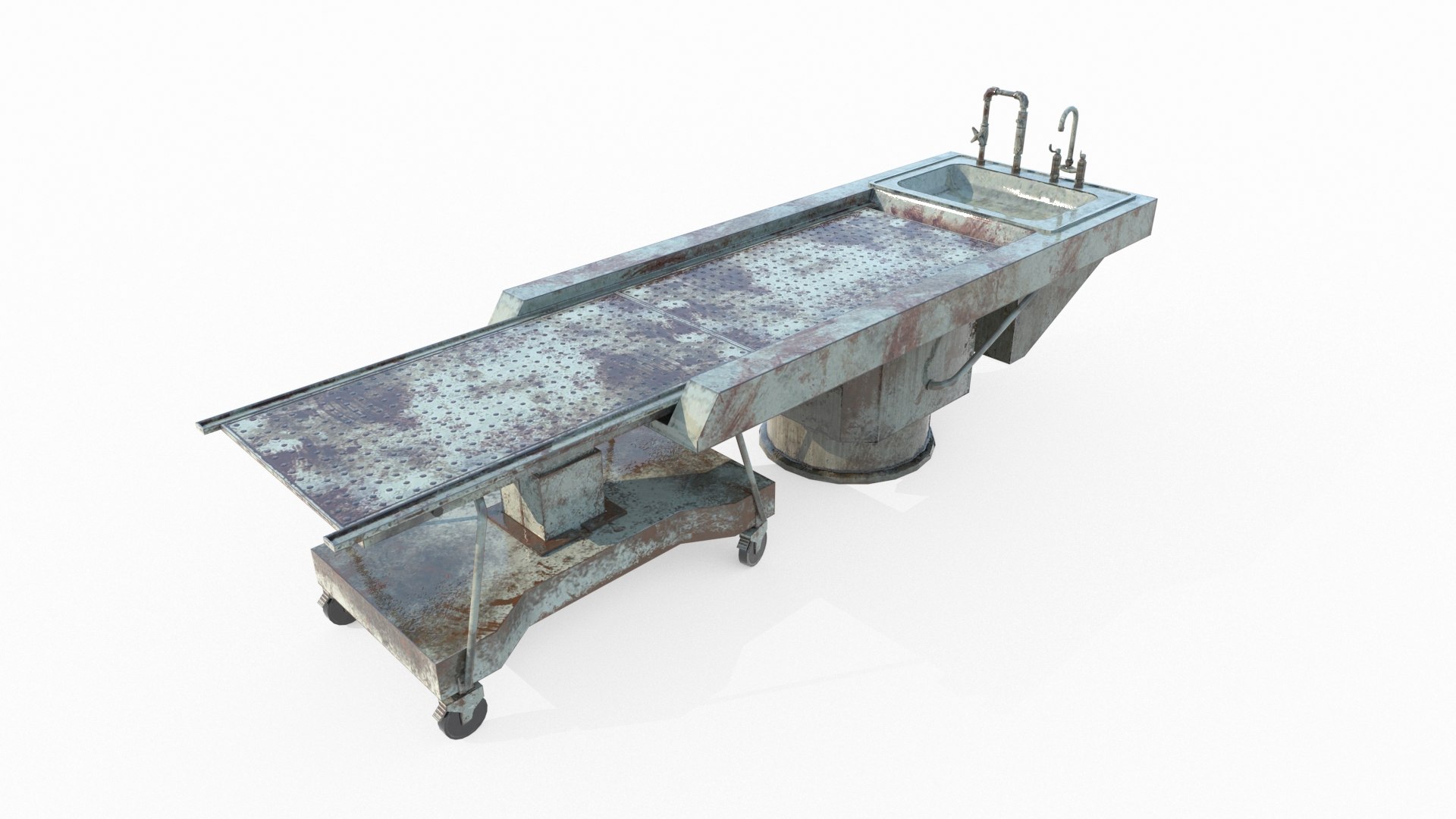 3D Old Dissecting Table Model - TurboSquid 2256365