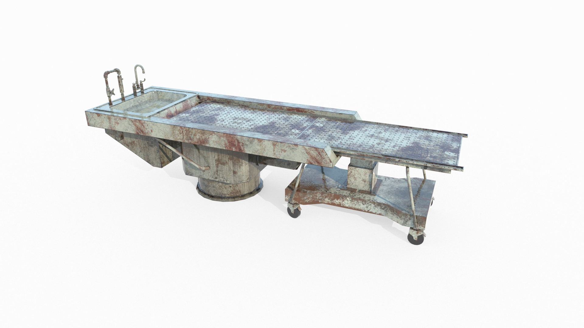 3D Old Dissecting Table Model - TurboSquid 2256365