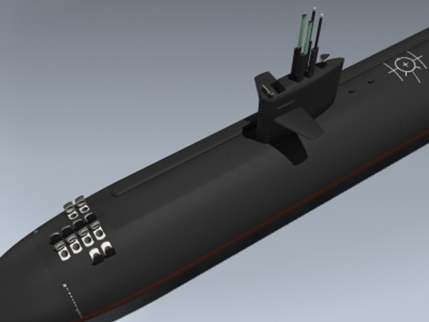 Uss Dallas Ssn 700 3d Max