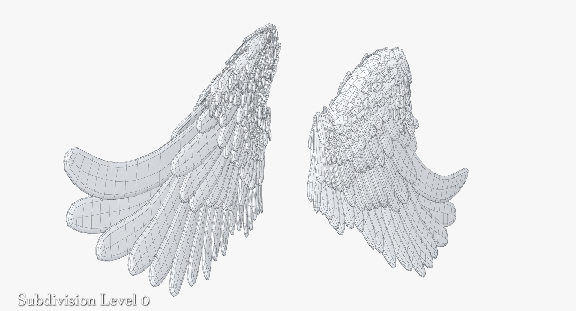 3ds max angel wings