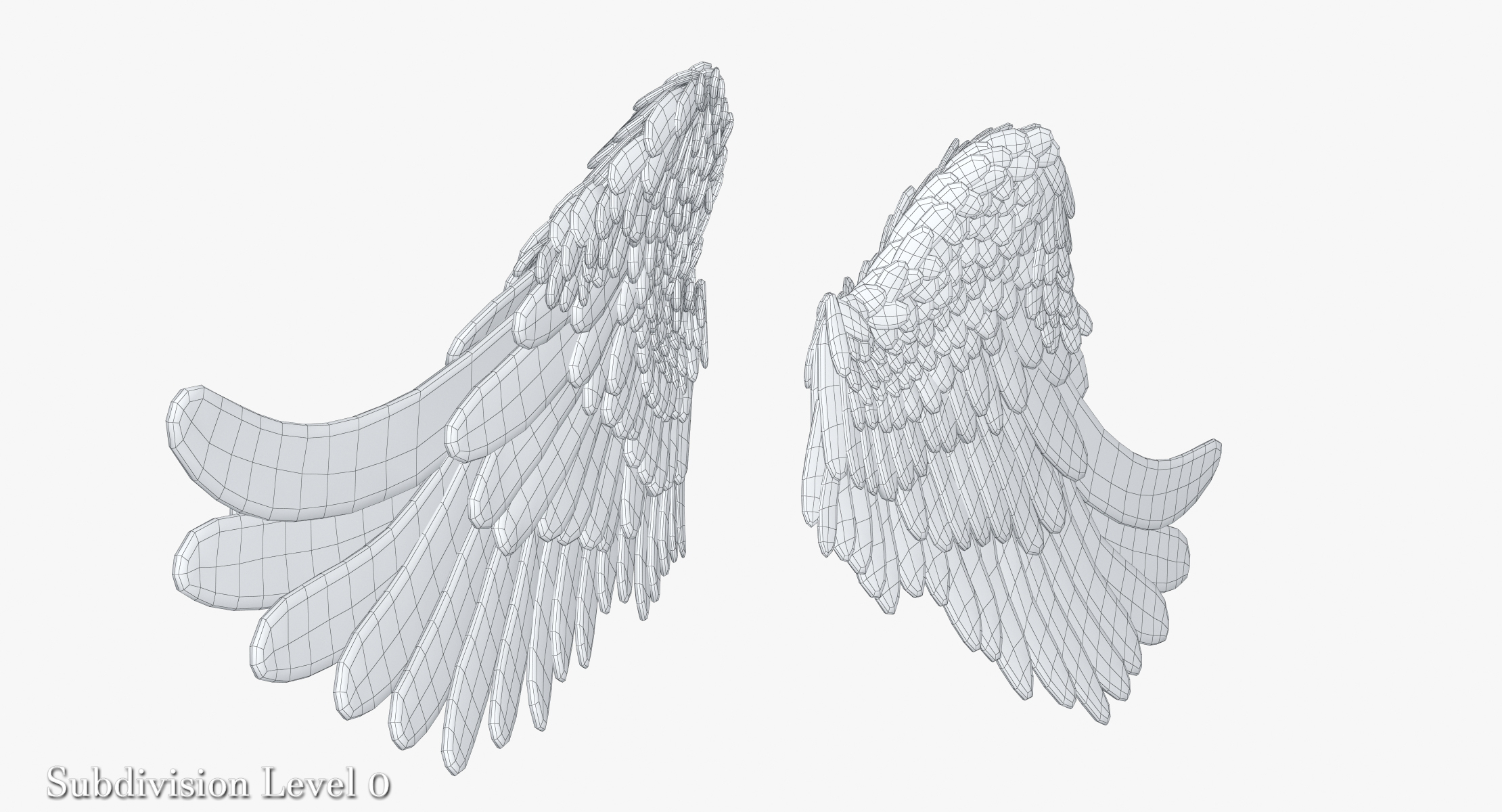 3ds max angel wings
