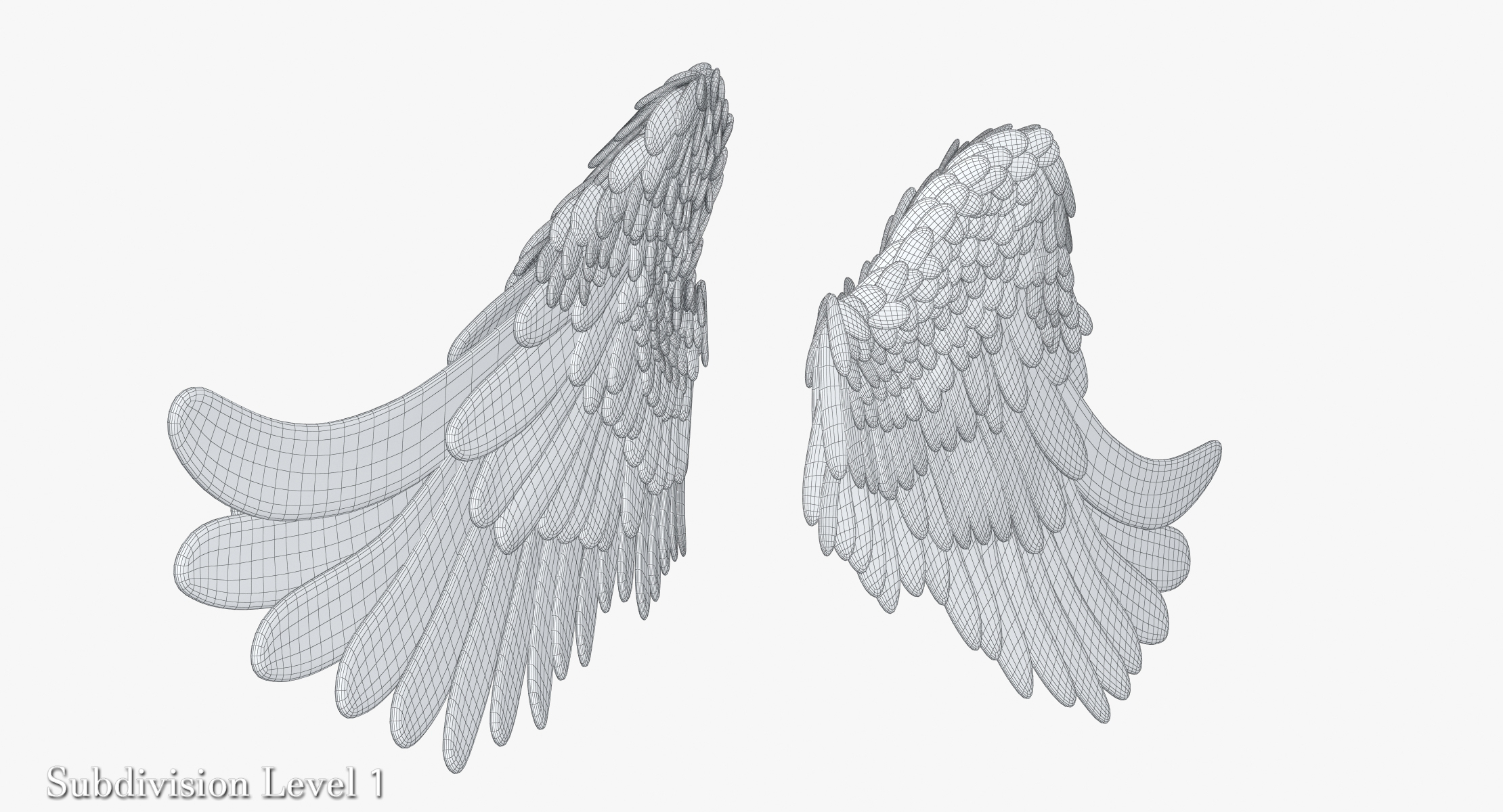 3ds max angel wings