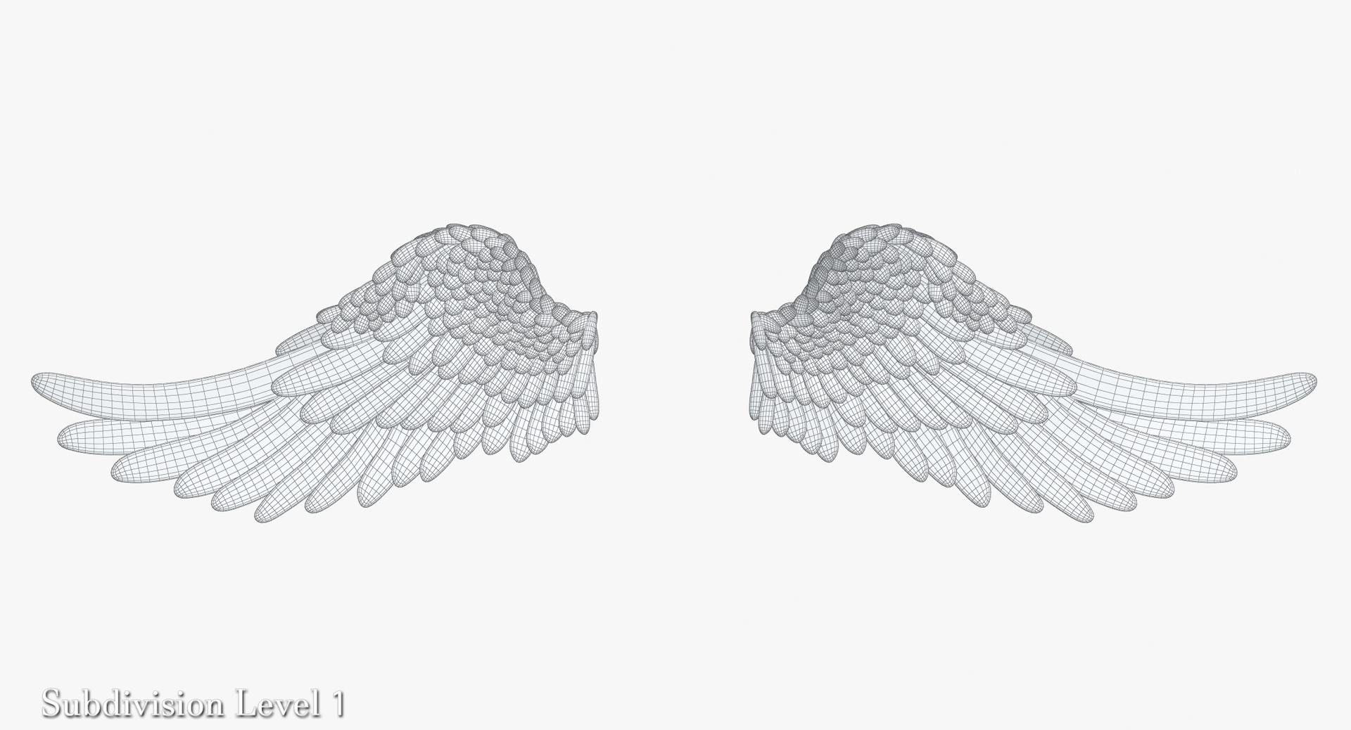 3ds max angel wings