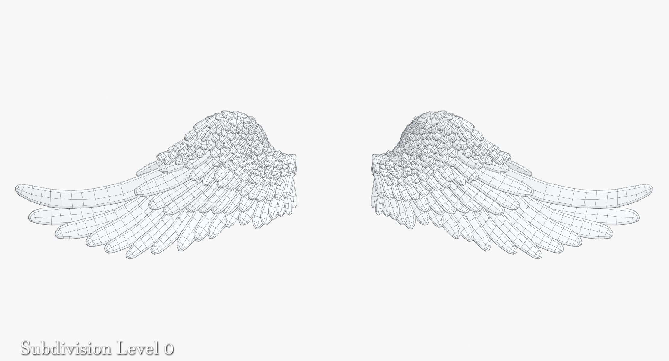 3ds max angel wings