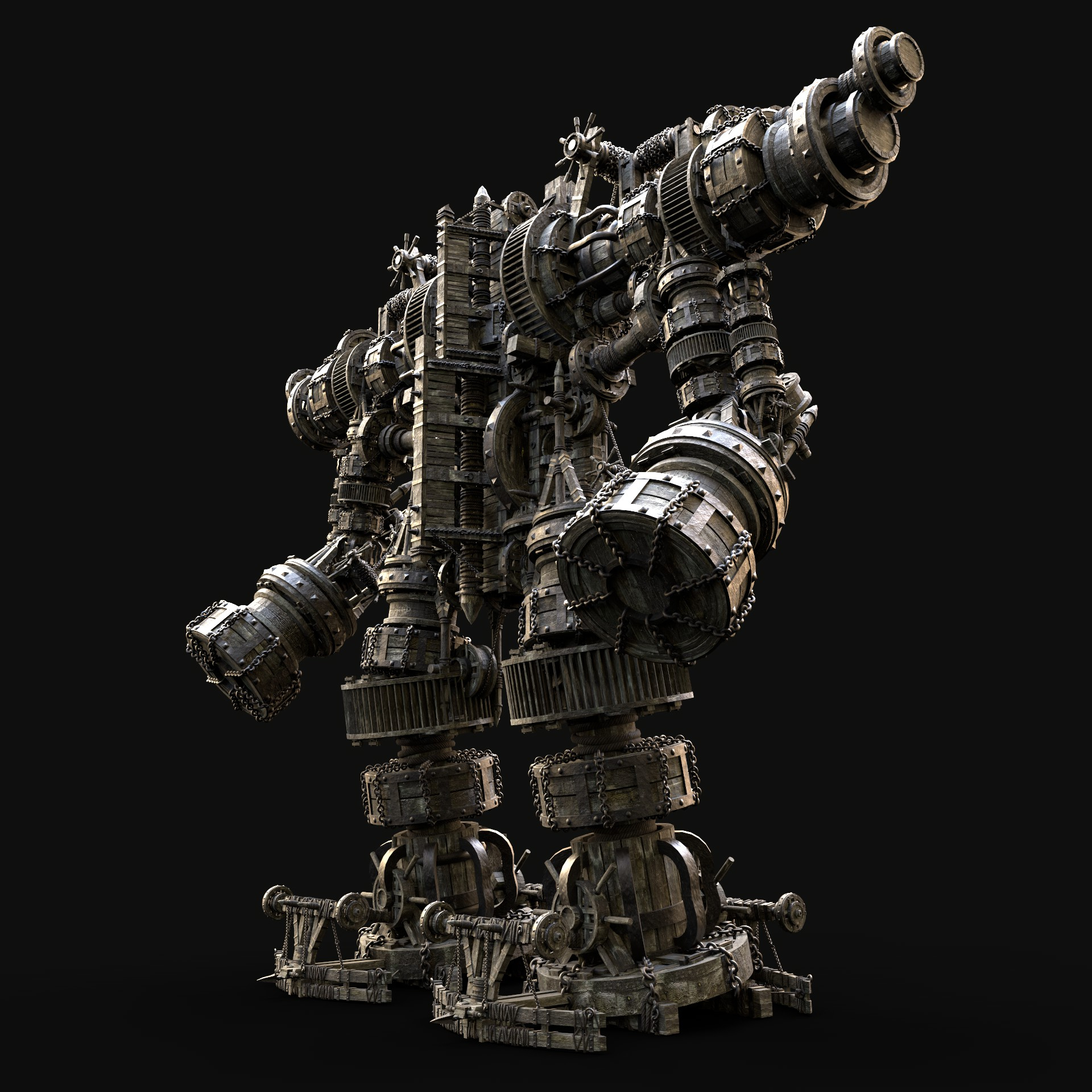 MECH GIANT ROBOT SIEGE ENGINE MACHINE WAR AAA 중세 메카 3D 모델 - TurboSquid ...