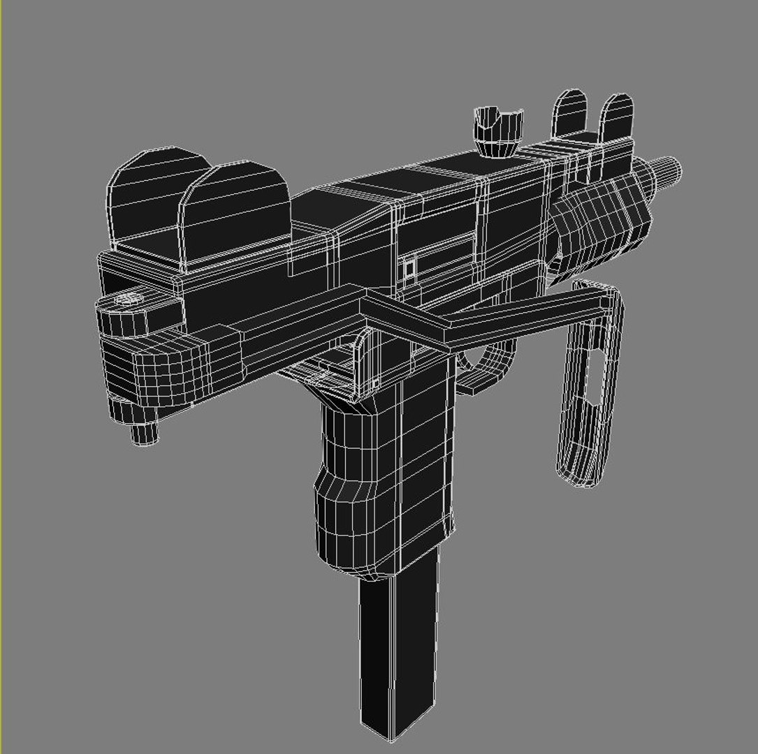 3d Model Mini Uzi