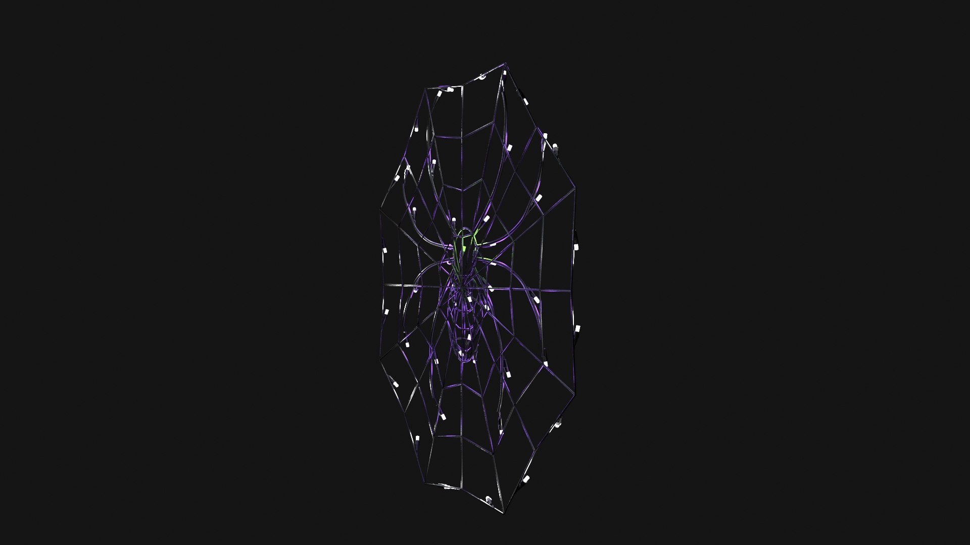 3D Model Led Spider Web Lights - TurboSquid 1629227