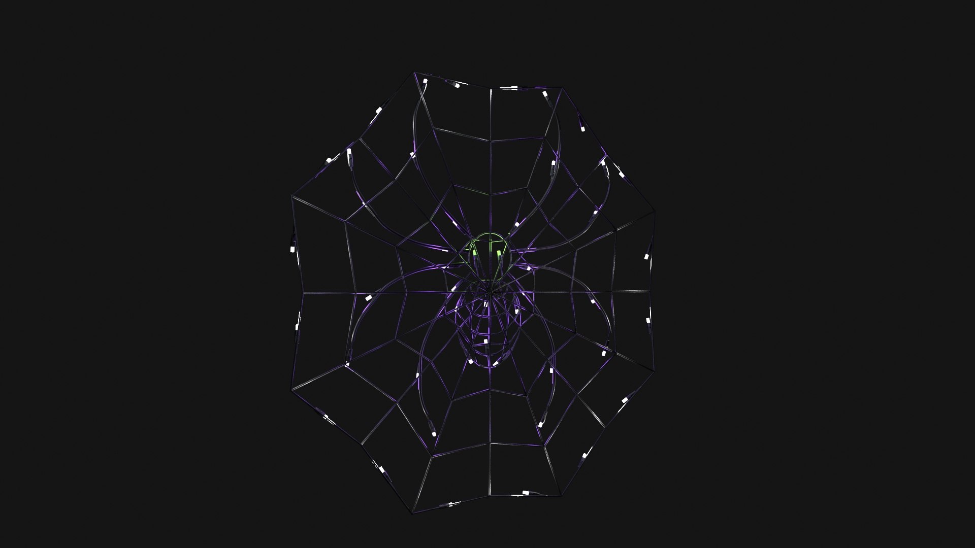 3D Model Led Spider Web Lights - TurboSquid 1629227