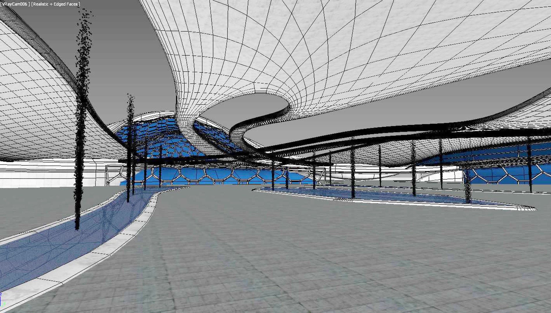 3D Model Organic Modern Design Building - TurboSquid 1561012