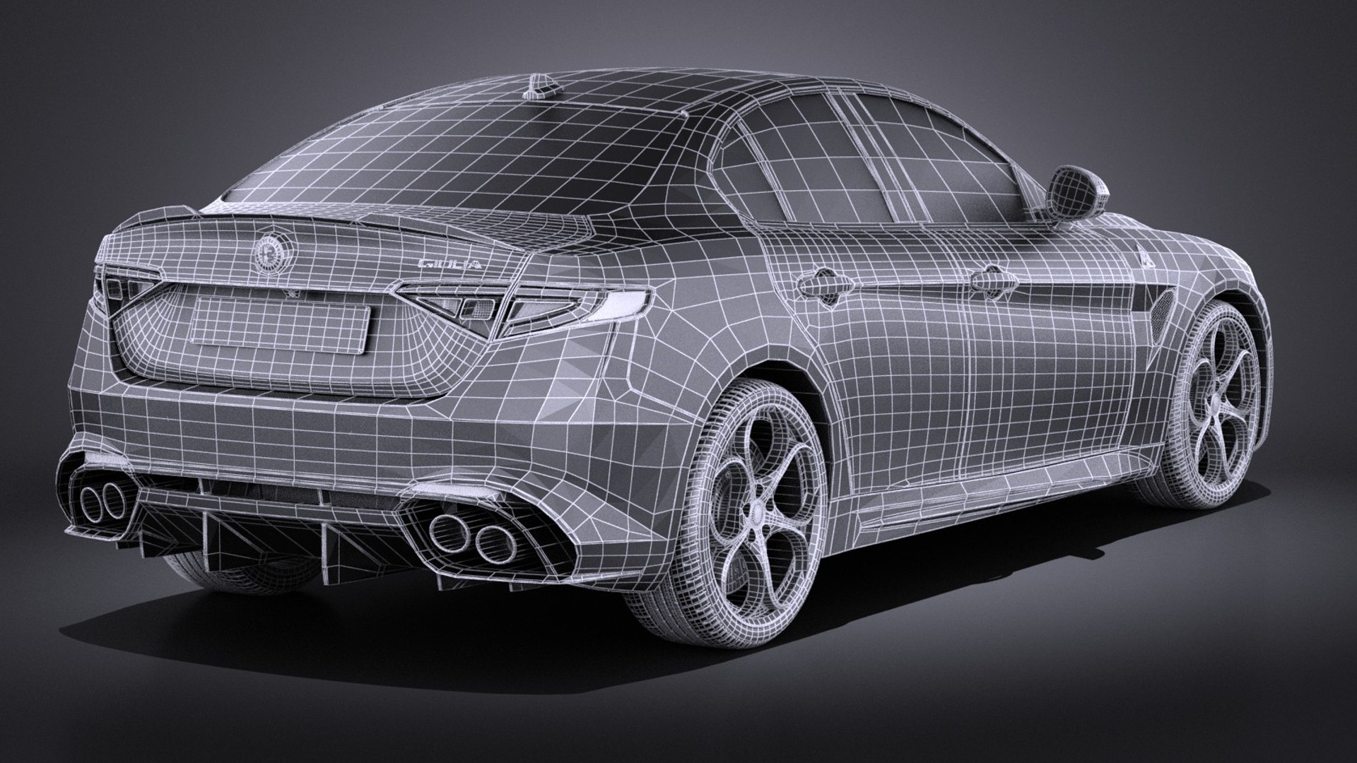 2016 Alfa Romeo 3d Model